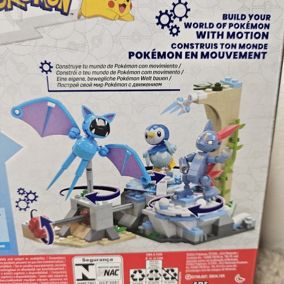 Mega | Toys | Mega Pokmon Building Blocks Toy Set Zubats Midnight ...